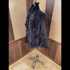 Zuki | Jackets & Coats | Zuki Designer Made In Canada Dyed Black Knit ...